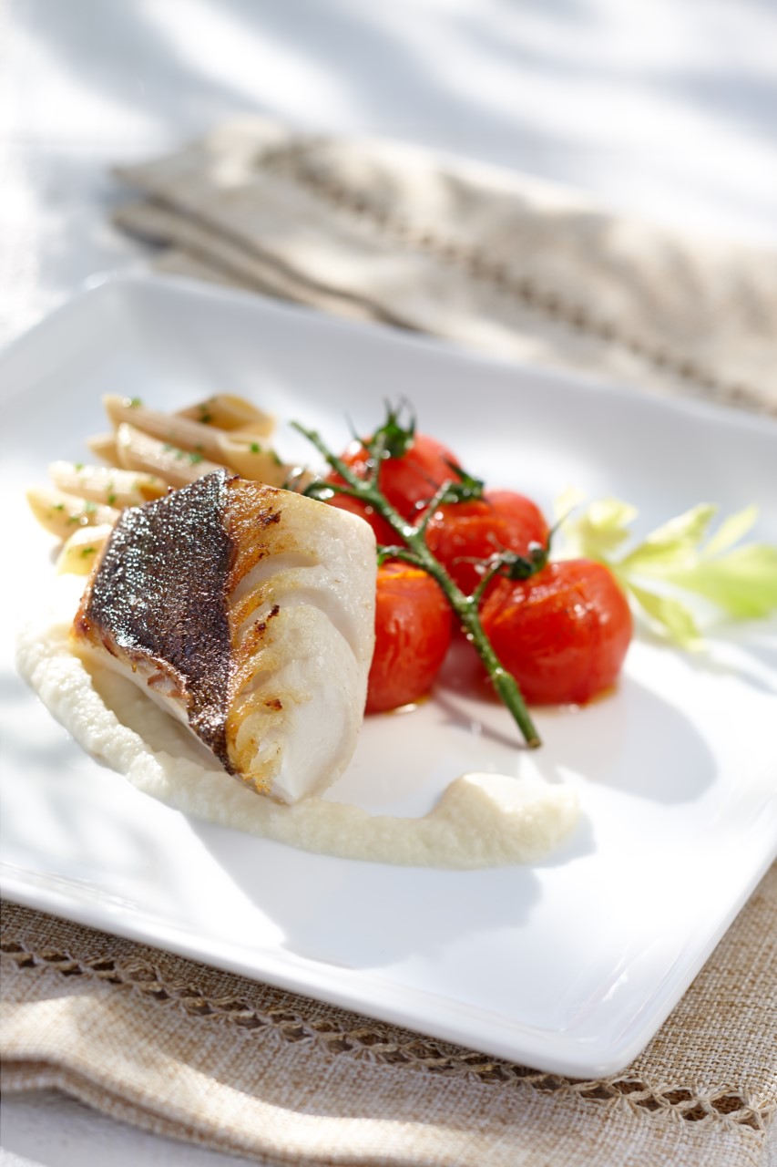 Pan-seared slice of cod - Fourchette bleue par Exploramer